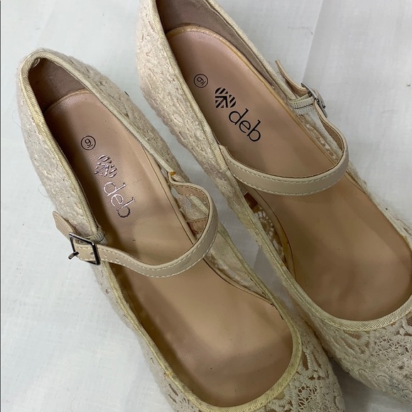 Deb | Shoes | Deb Lace Style High Heel Size 9 Women | Poshmark